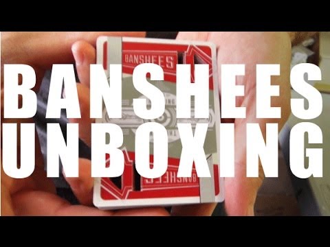 Banshees Cards for Throwing Unboxing - YouTube