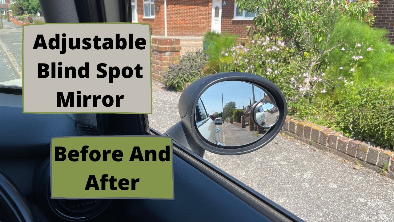 Adjustable Blind Spot Mirror For Car - YouTube