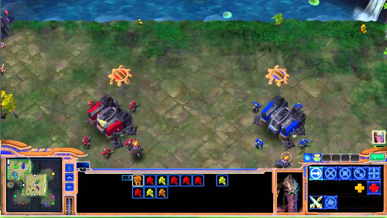 Starcraft 2 Custom Game Ep2 - YouTube