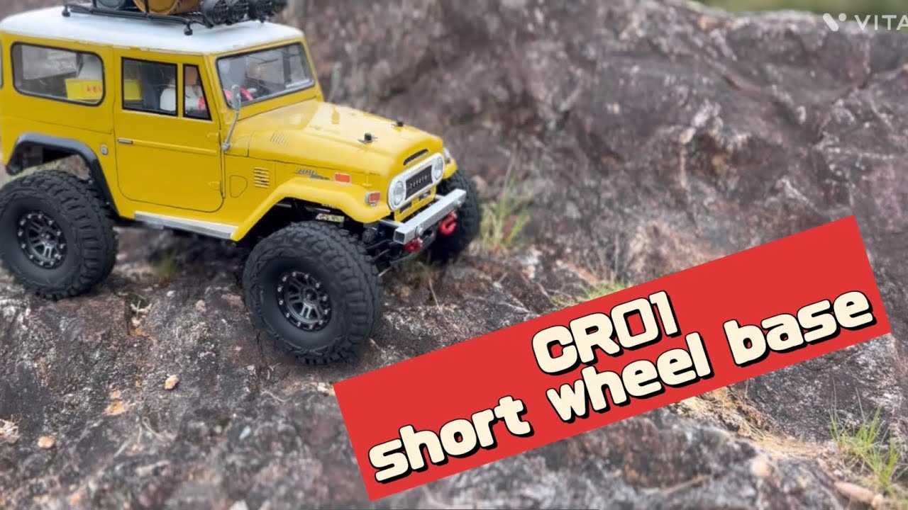 タミヤ CR01 スケール ショートホイールベース ver - YouTube