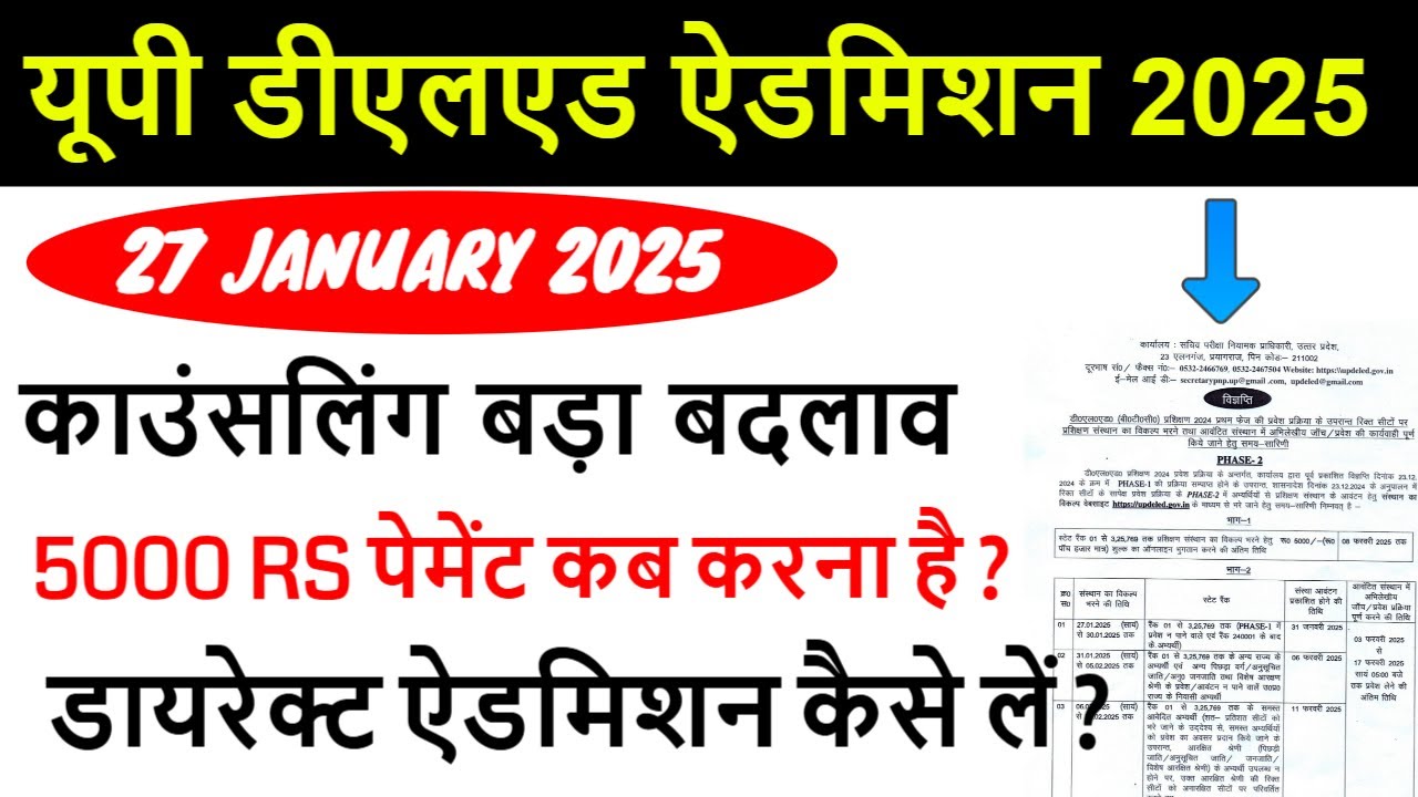 up btc online form Admission / up deled 2024 Form, Eligibility Criteria ...
