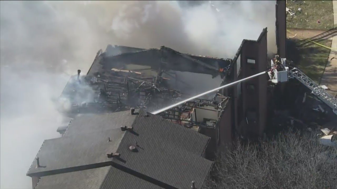 Residential Building In Silver Spring Rocked By Fire & Explosion - YouTube