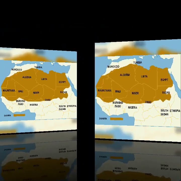Sahara Desert Border Touching Countries Name #ma #facts # ...