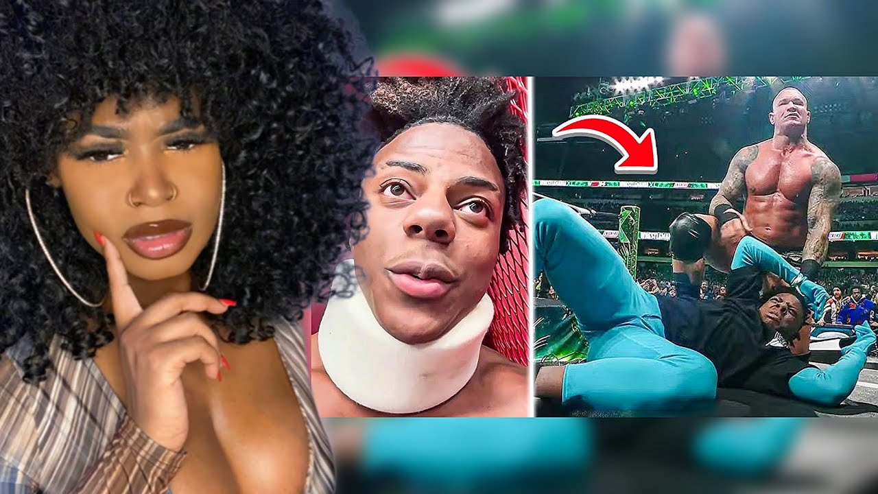 Bombshell Aura Reacts to IShowSpeed Gets RKO’d By Randy Orton - YouTube