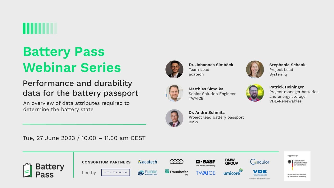 Battery Pass Content Guidance Webinar #4 - YouTube