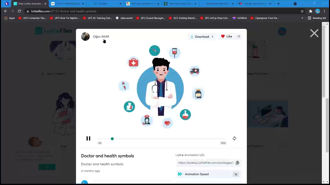 Skin disease detection app Part 1 - YouTube
