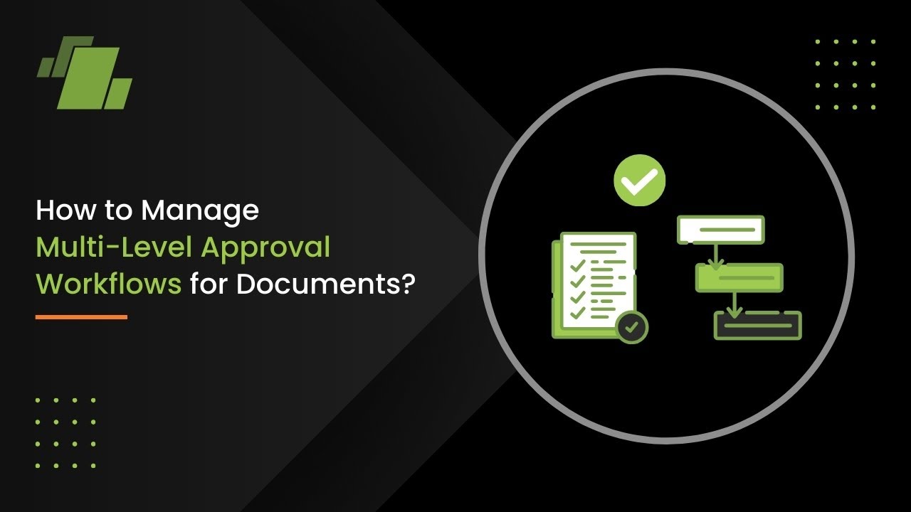 How to Manage Multi - Level Approval Workflows for Documents ? - YouTube