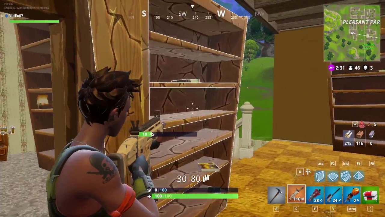 TURN 360 WITH 1 HP /FORTNITE - YouTube