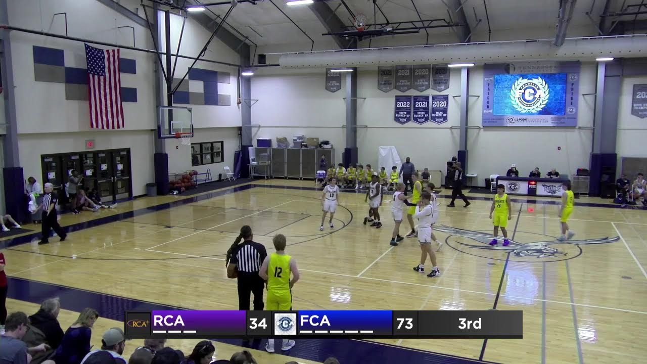 FCA Varsity Boys Basketball vs RCA - YouTube