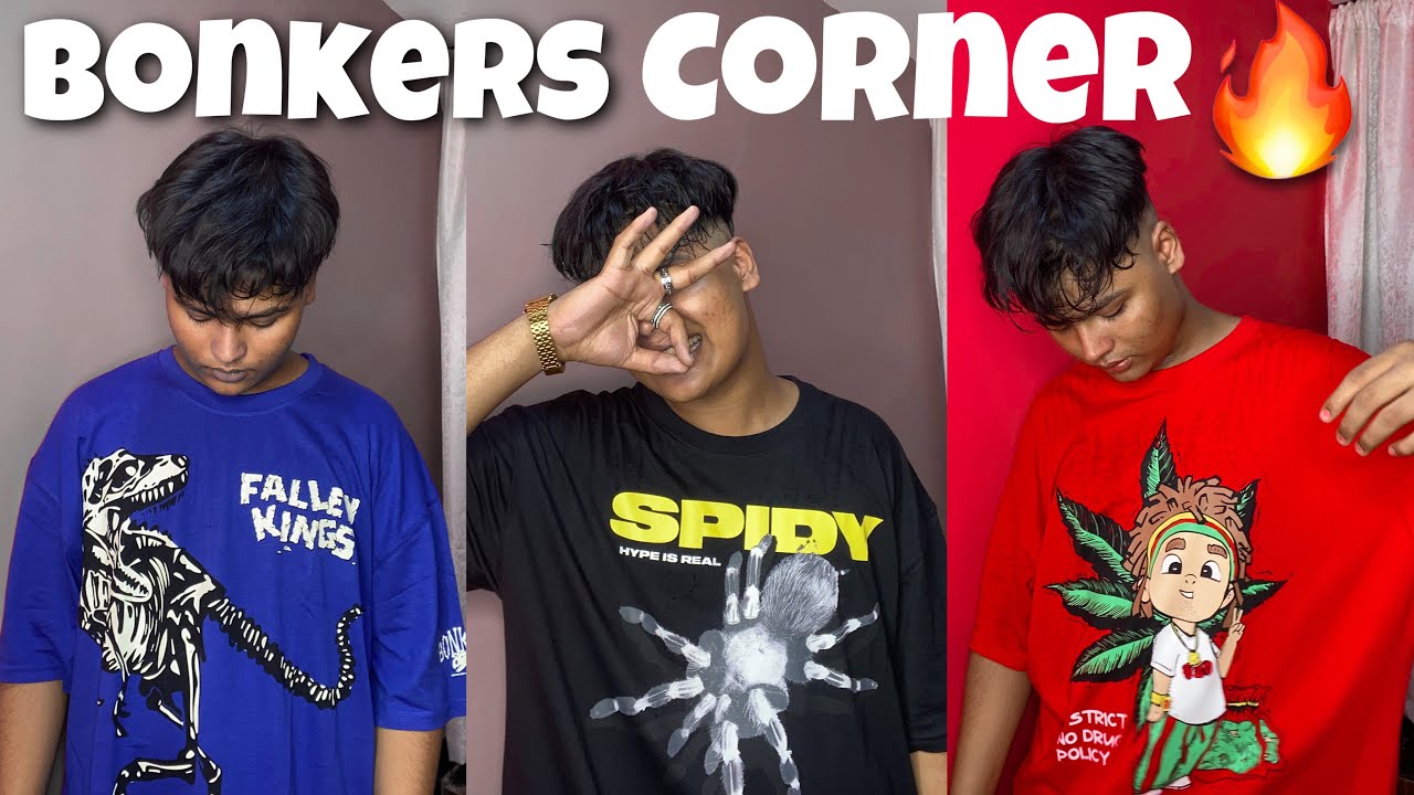 BONKERS CORNER OVERSIZE T-SHIRT | BONKERS CORNER MENS HAUL 2023 ...
