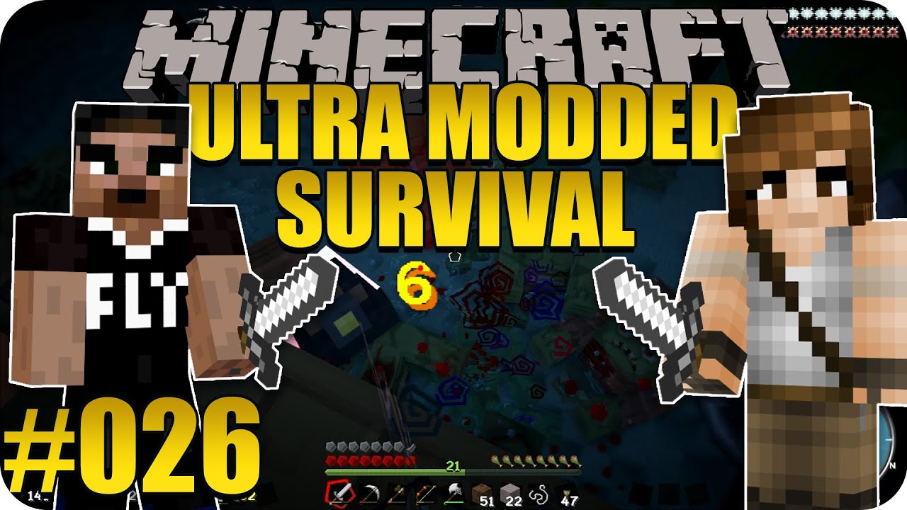 HARDCORE PIRATEN - Minecraft Ultra Modded Survival #026 feat. Daddelfly ...