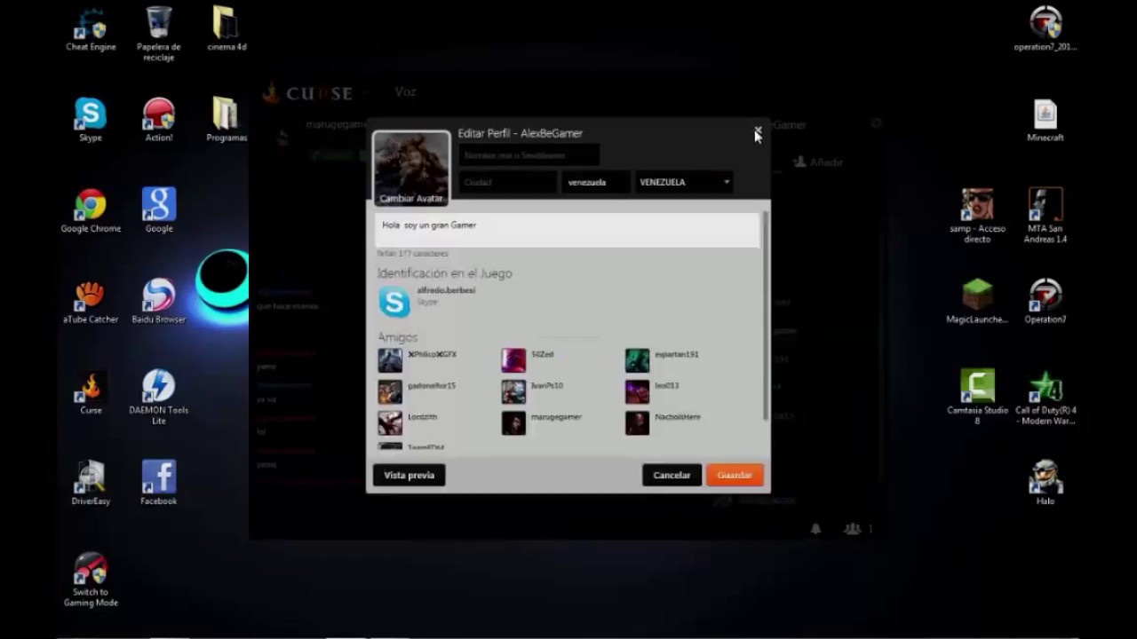 PROGRAMA MEJOR QUE SKYPE PARA GAMERS - YouTube