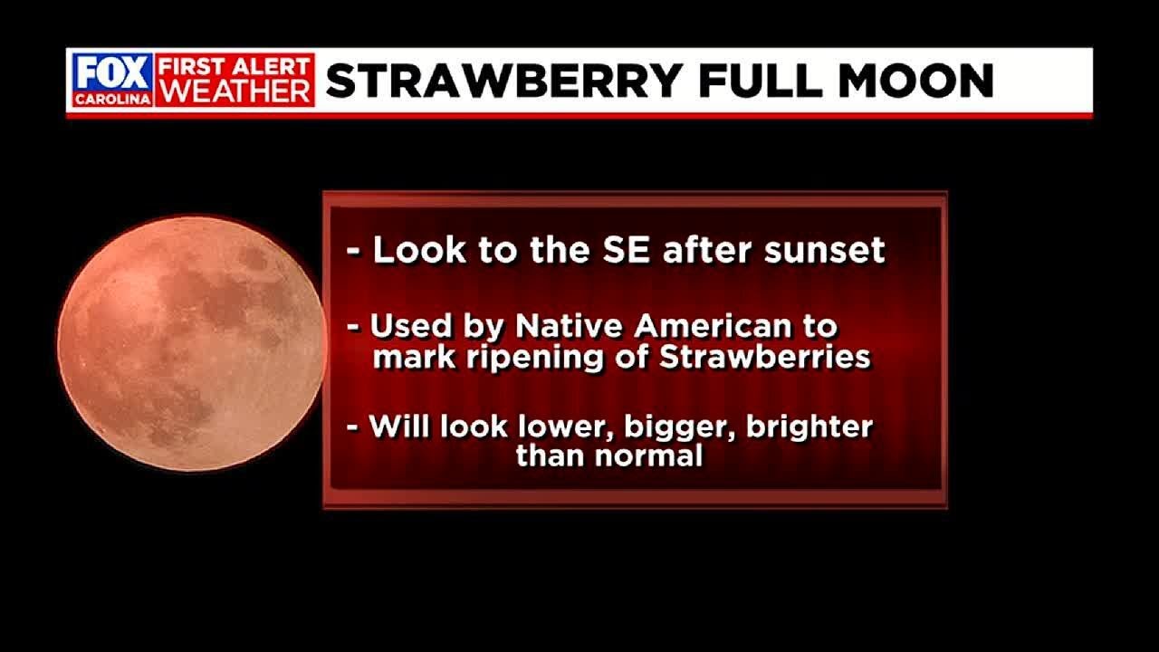 How to see the June full Strawberry moon - YouTube