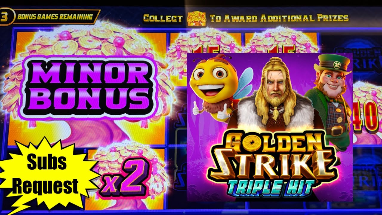 Sunday Subs request. Golden strike x 3 slots. $600 in. Which version you like most? - YouTube