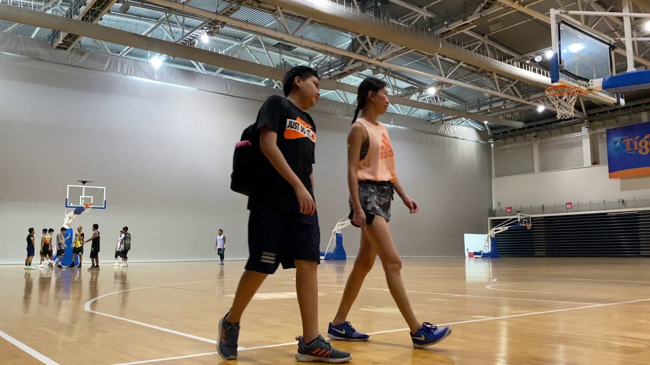 Lockdown game ocbc arena basketball - YouTube