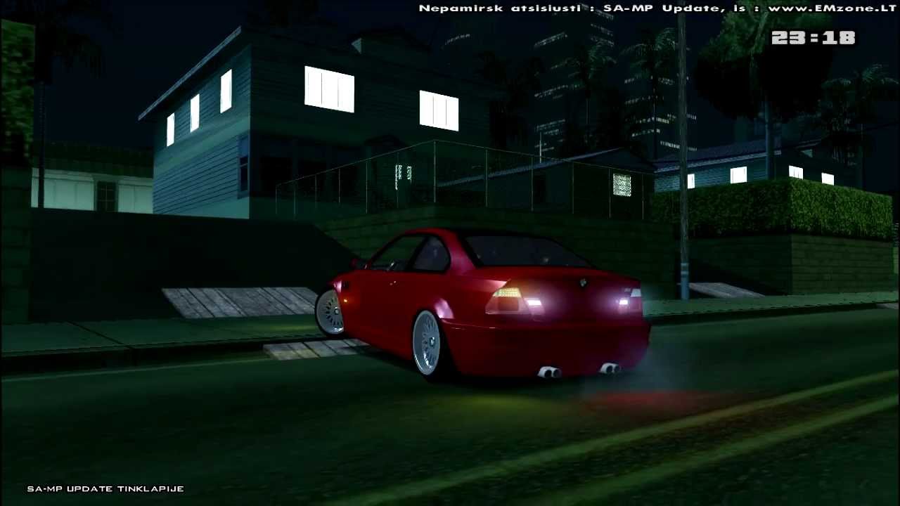 Gta SA BMW E46 IVF Mod testing - YouTube