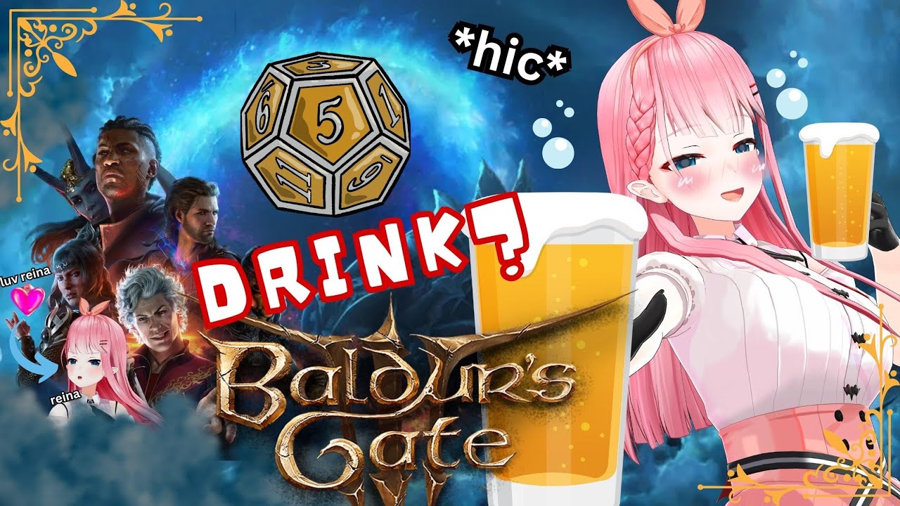 [GUERILLA DRINKING STREAM] LET'S ROLL NAT20!! #baldursgate3 - YouTube