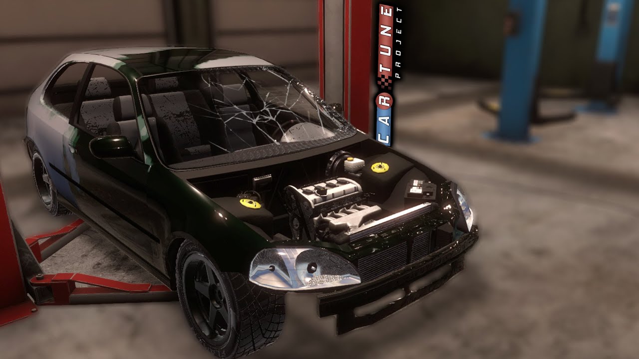 We repaired the Engine and it is About to be fired up in Car Tune ...