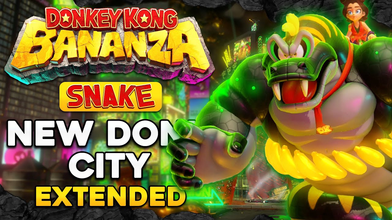 New Donk City Snake Bananza Theme [Extended Soundtrack] - Donkey Kong ...