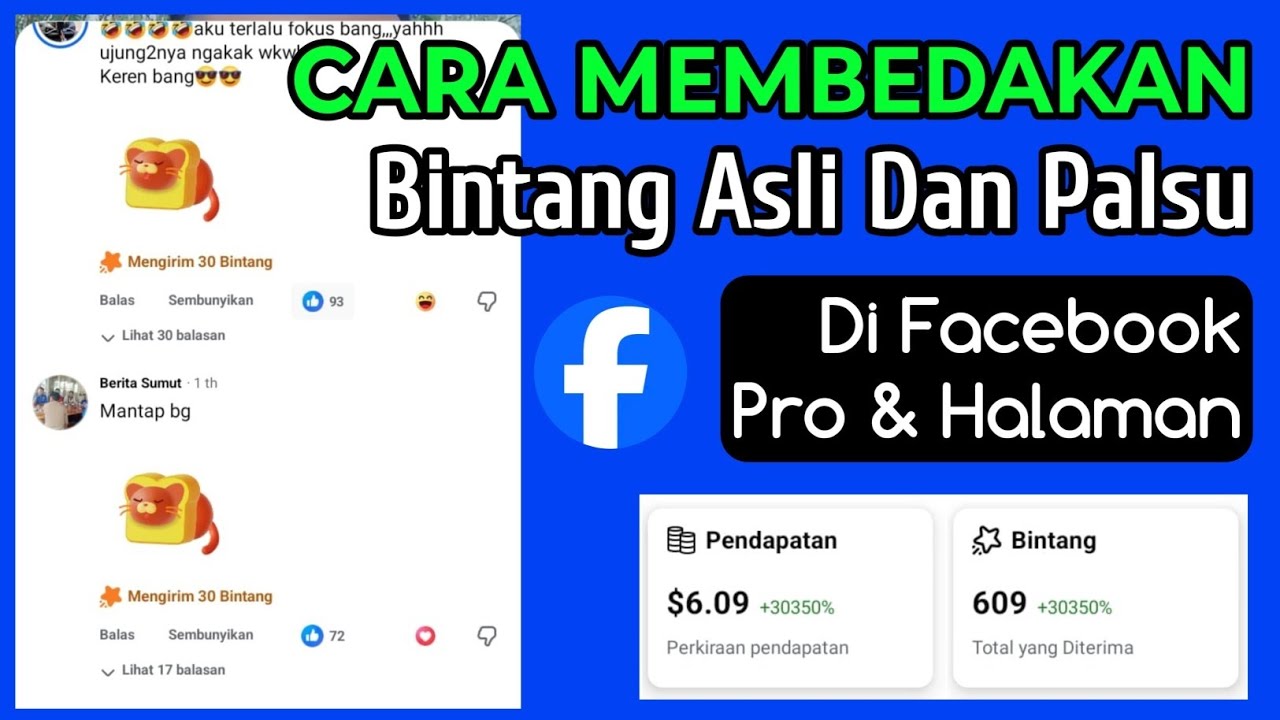 FB Pro 2026 || Cara Membedakan Bintang Asli & Palsu Di Facebook - YouTube