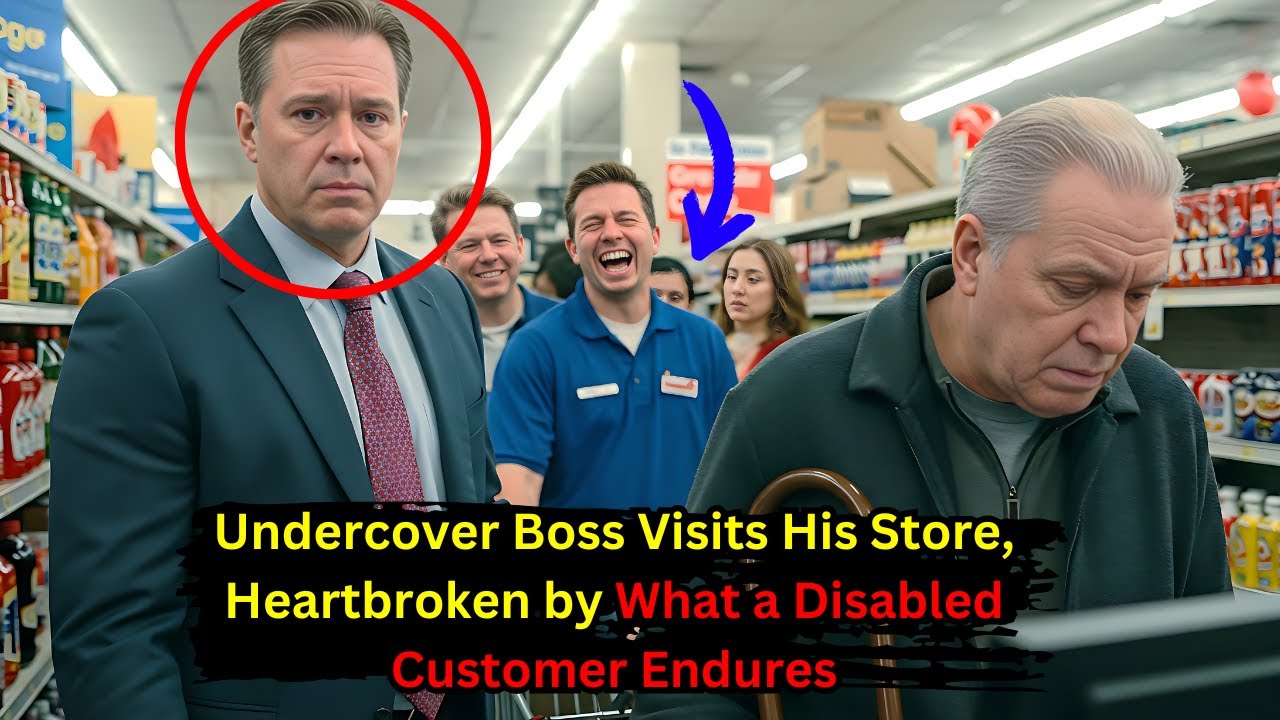 Undercover Boss Visits His Store, Heartbroken by What a Disabled ...