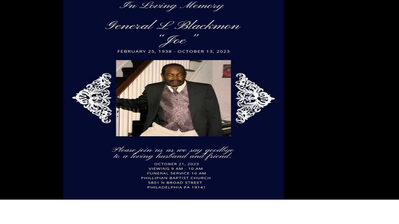 Home-going Service for General Joe Blackmon - YouTube
