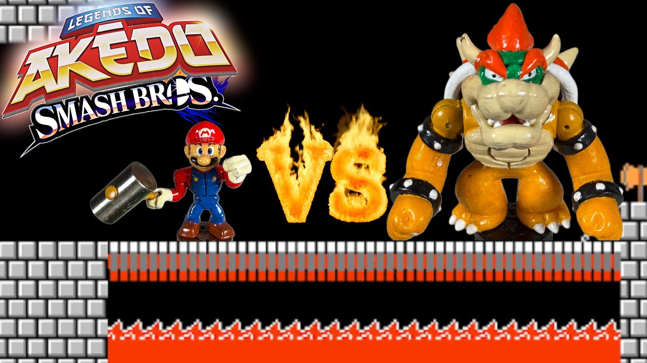 Custom Akedo Warrior Battles In Japan: Mario VS Bowser #akedowarriors # ...