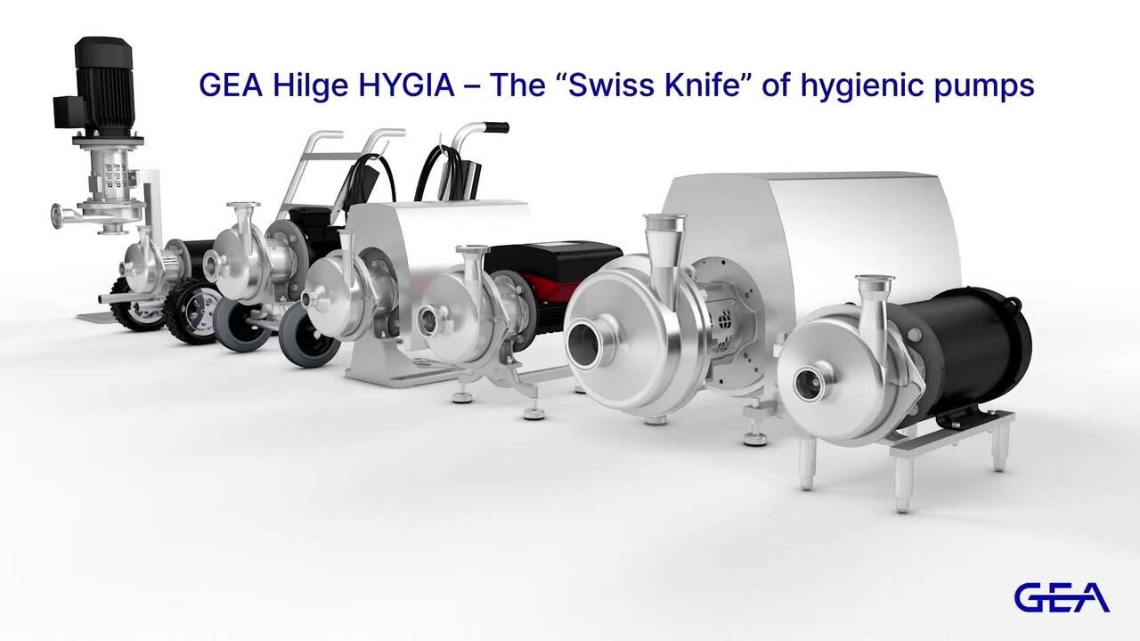 GEA Hilge HYGIA Hygienic Pump Animation - YouTube