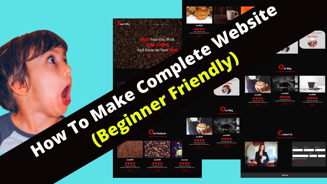 Bootstrap Website Start To Finish With Bootstrap5 Html5and Css3 Coffee Selling Website From