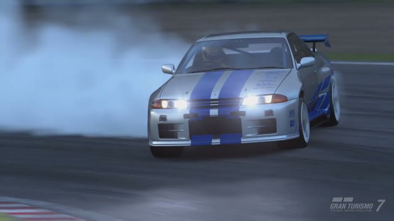 Skyline r32 nismo for Paul Walker tribute drift - YouTube
