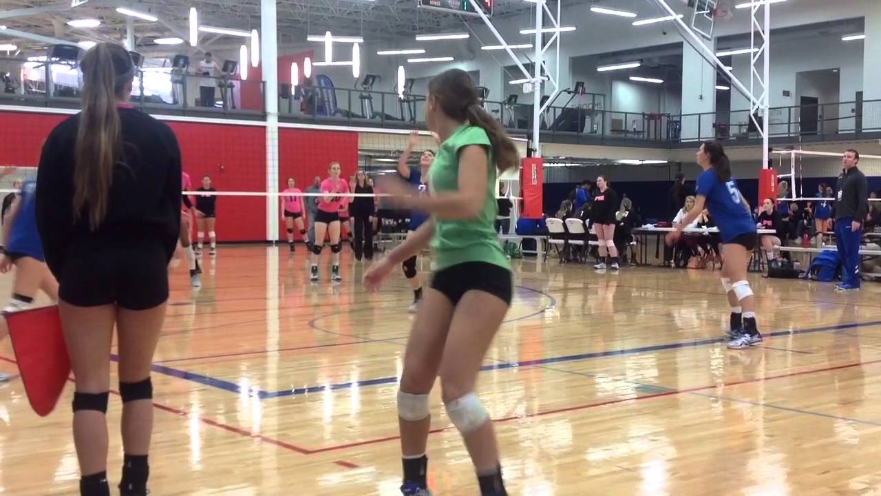 Mackenzie Blatcher Volleyball Game Clip #1 - YouTube