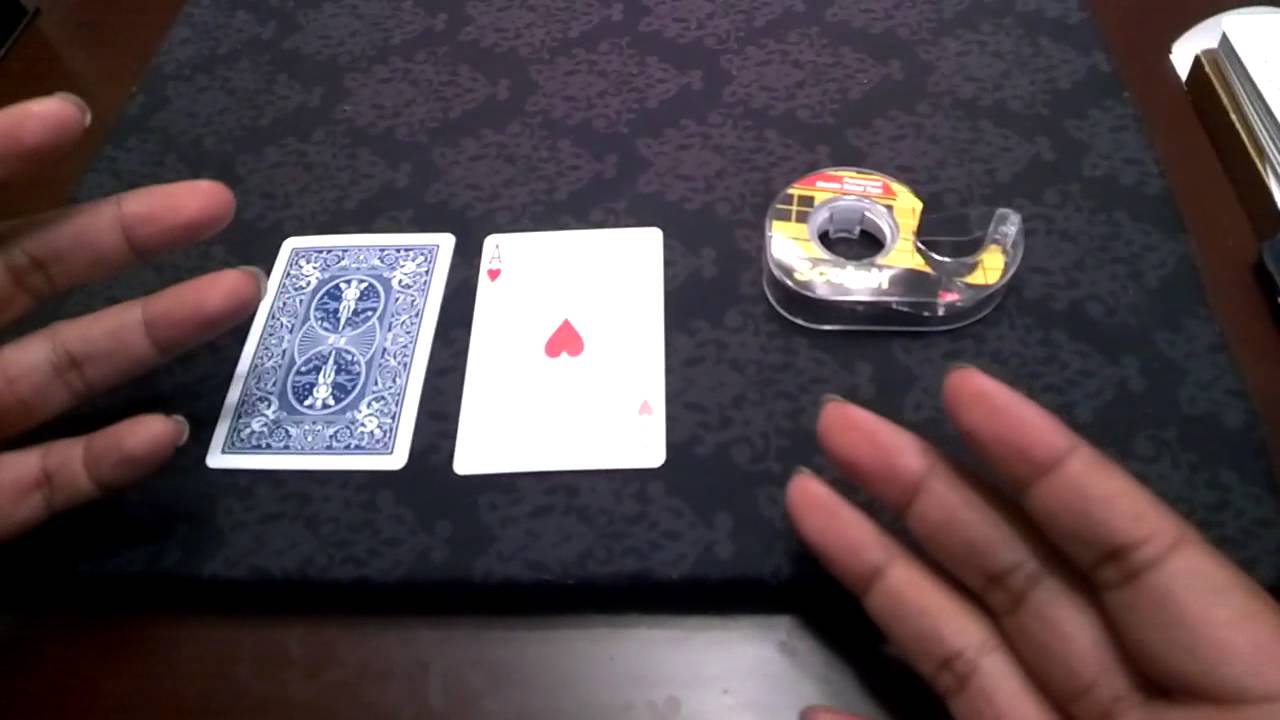 Super simple / best way to make a double backer playing card (Tutorial ...