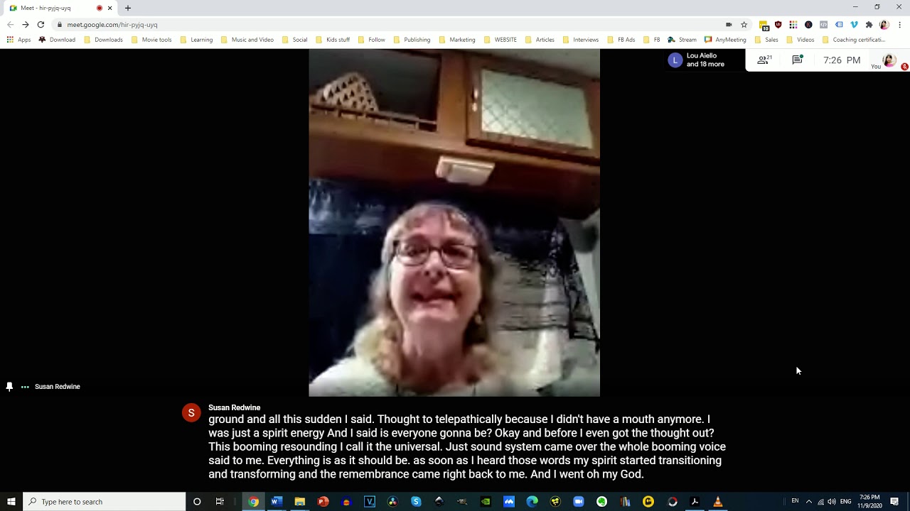 Susan Redwine November 9th 2020 Farmington NDE Support Group ...