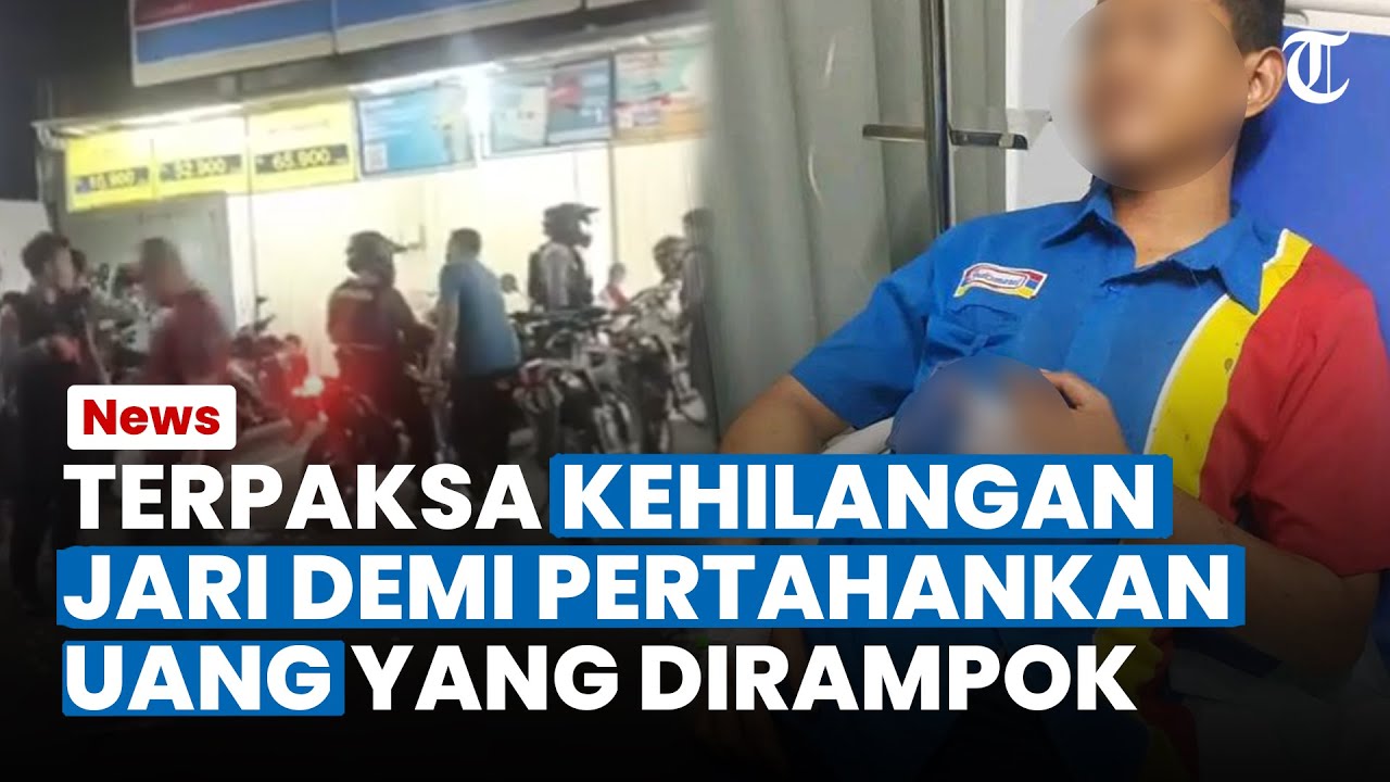 PENGORBANAN Pegawai Minimarket di Depok Lawan Rampok, Jari Putus Demi ...