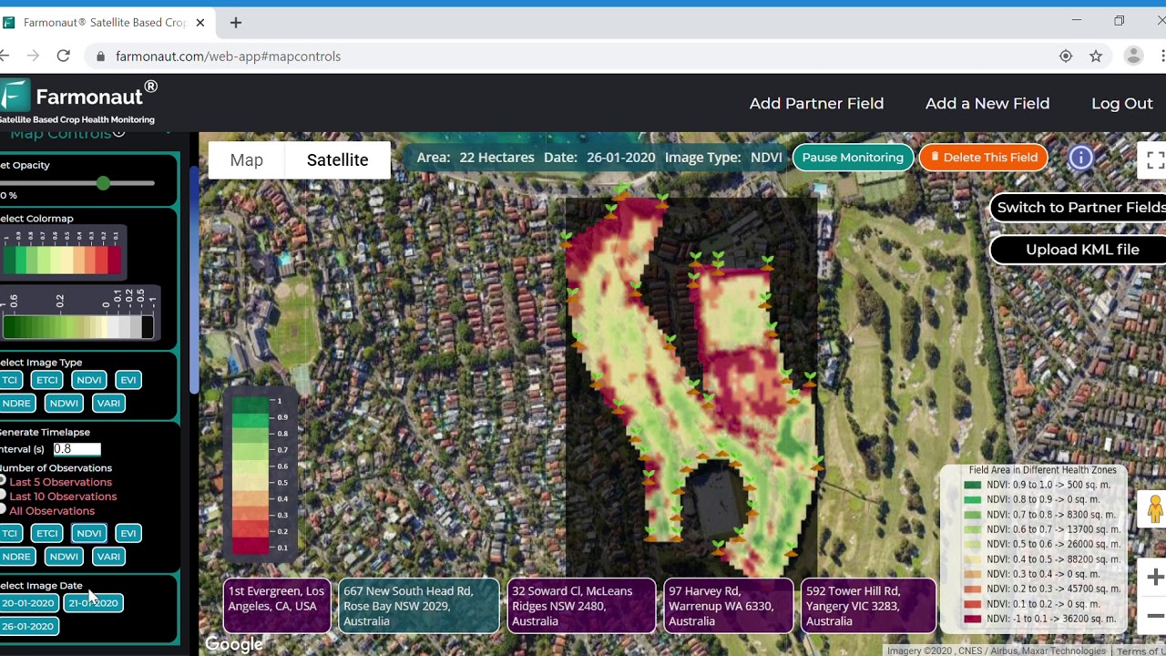 Farmonaut® Satellite Based Crop Health Monitoring - Generating Time ...