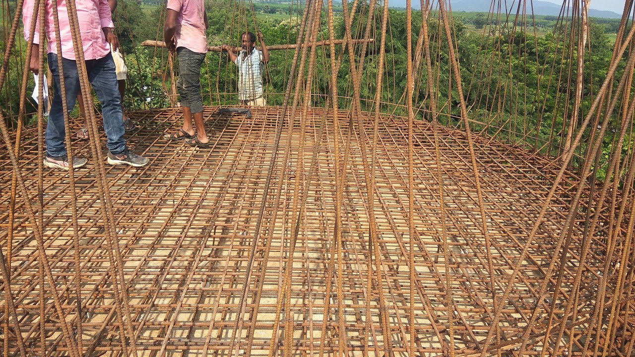 Watertank slab Reinforcement 30KL / watch #civiltechconstructions - YouTube