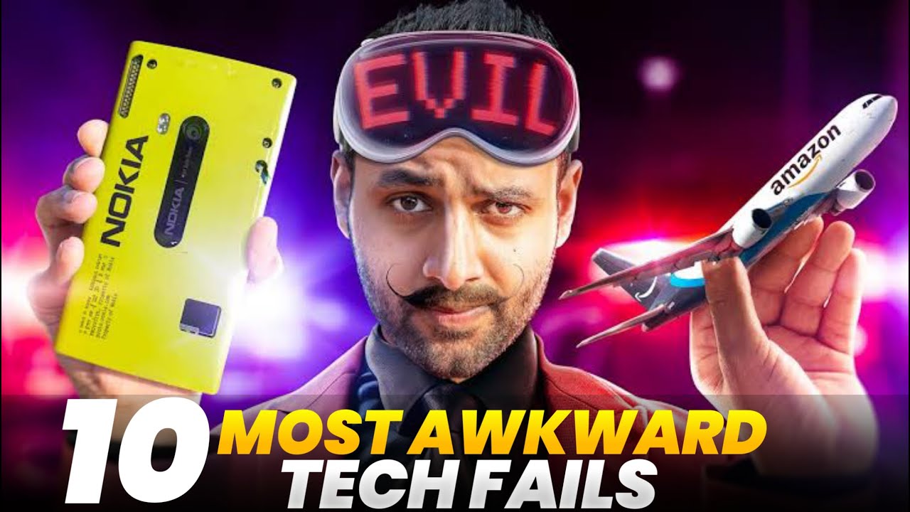10 Most Awkward Tech Fails Of All Time - YouTube