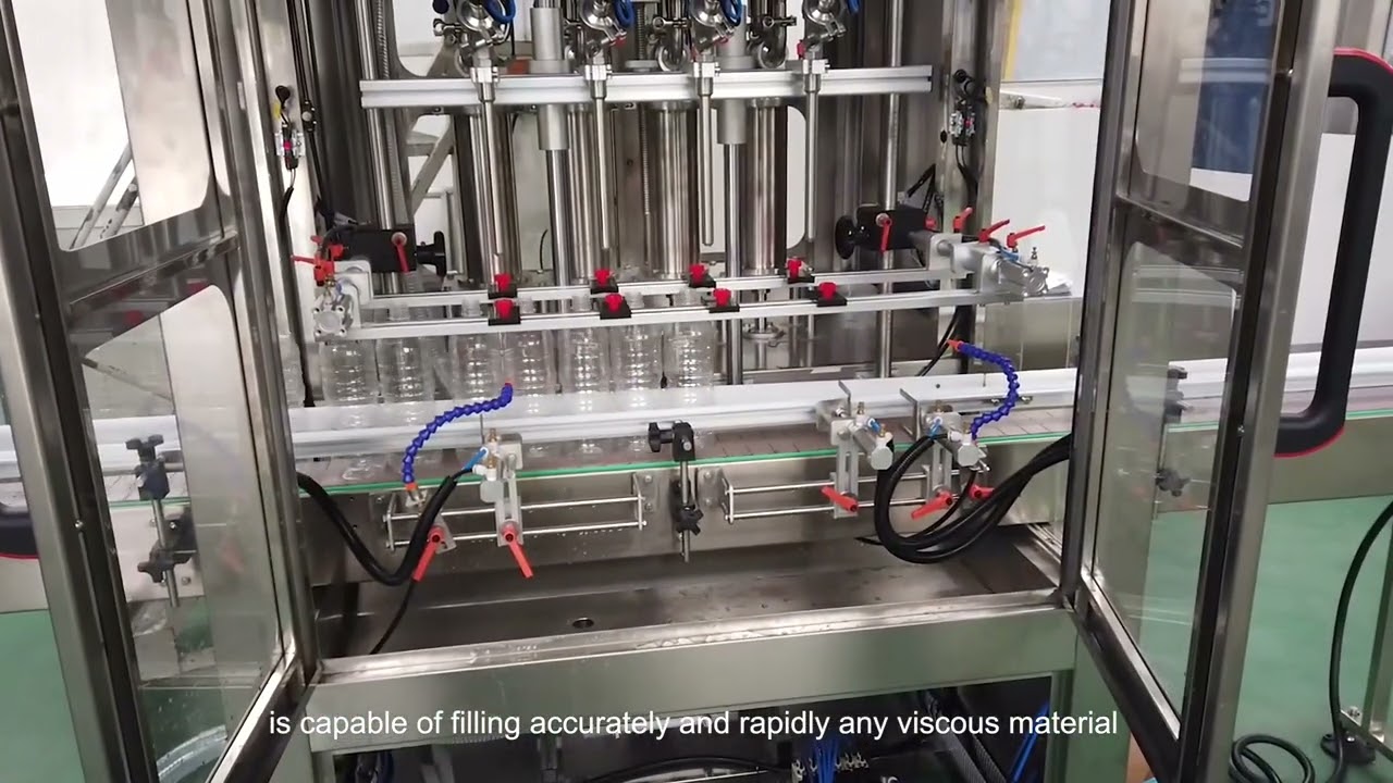 Automatic Servo Motor Piston Filling Machine|Liquid Filler|Detergent ...
