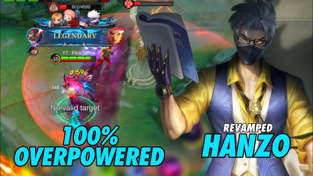 New Revamped Hanzo 100% Overpowered - Advance Server - Mobile Legends ...