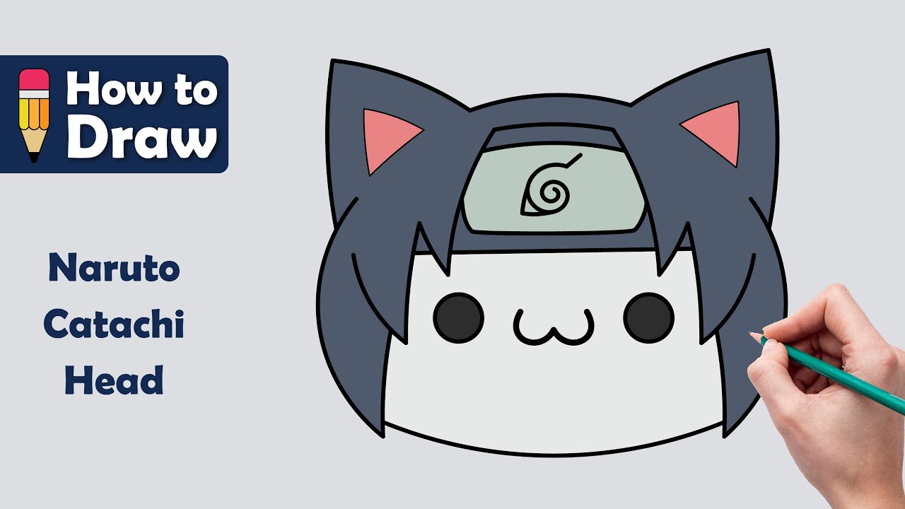 ️ How to Draw Naruto Catachi Head 🎨 | Step-by-Step Tutorial 💥 # ...