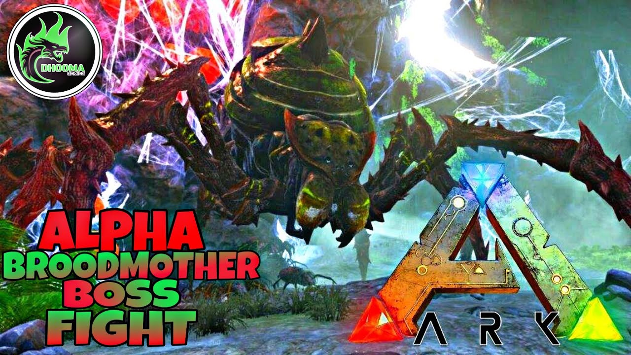 ARK:Alpha Broodmother Boss Fight - YouTube