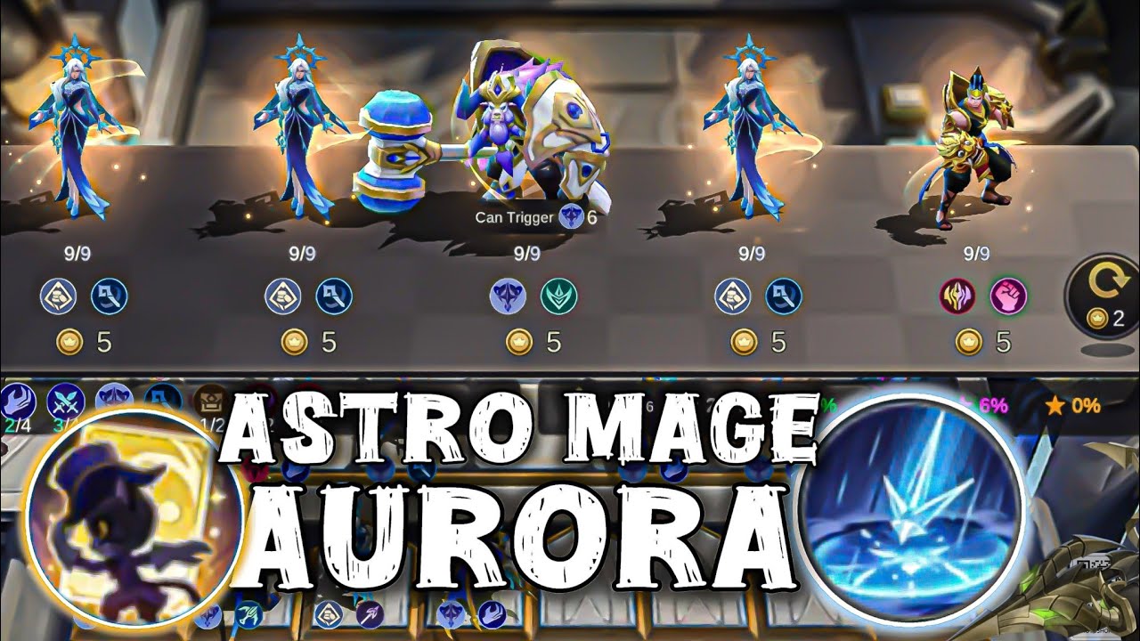 MAGIC CHESS | AURORA MAGE ASTRO | USELES BUILD USING BUS 3 - YouTube
