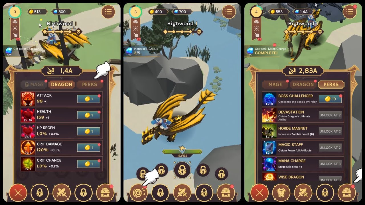 DvZ Dragon VS Zombies idle RPG Mobile Gameplay Android - YouTube