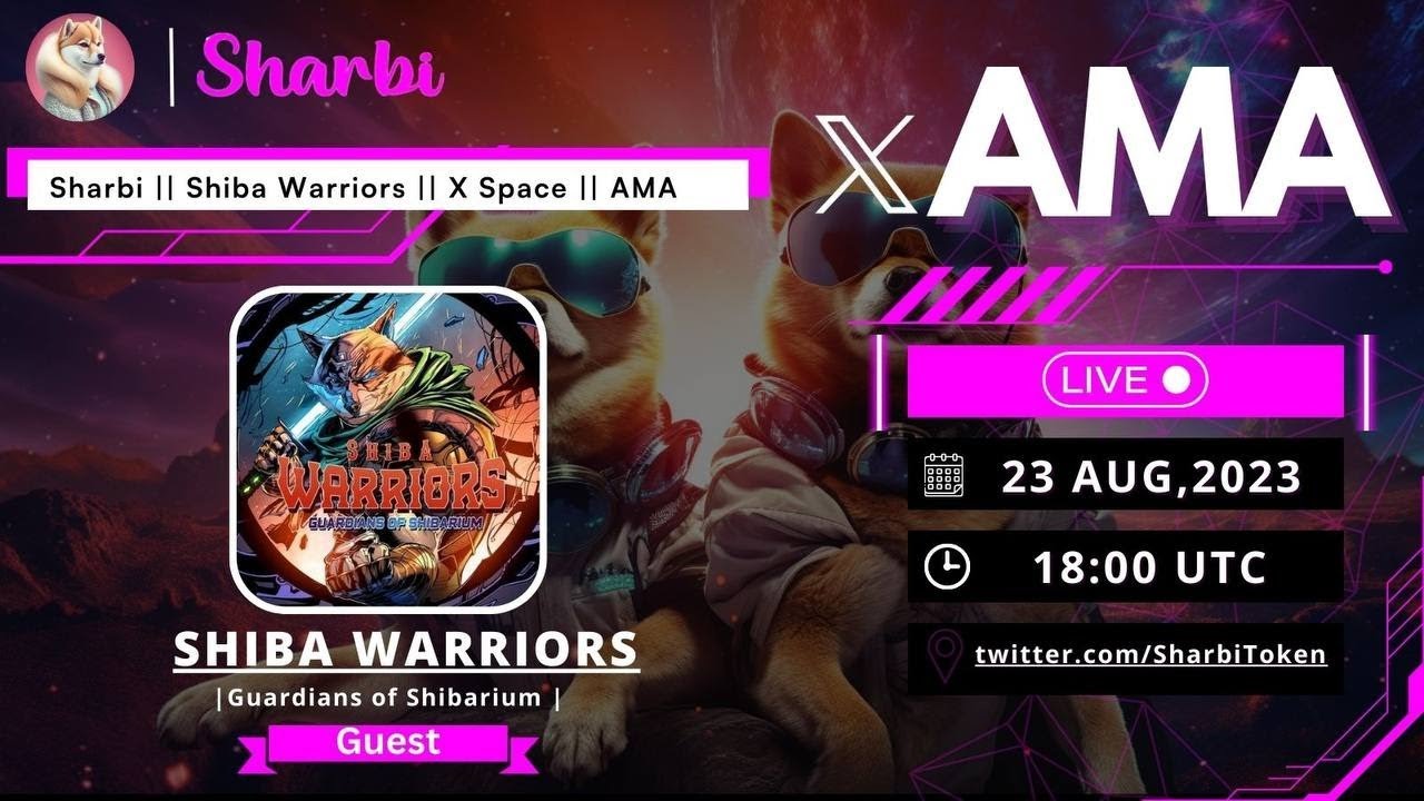 Sharbi AMA with Shiba Warriors - YouTube