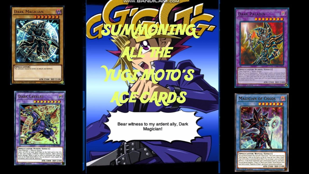 YUGIOH DUEL LINKS:- Yugi Moto DSOD Summons all his ACE Cards in ONE ...