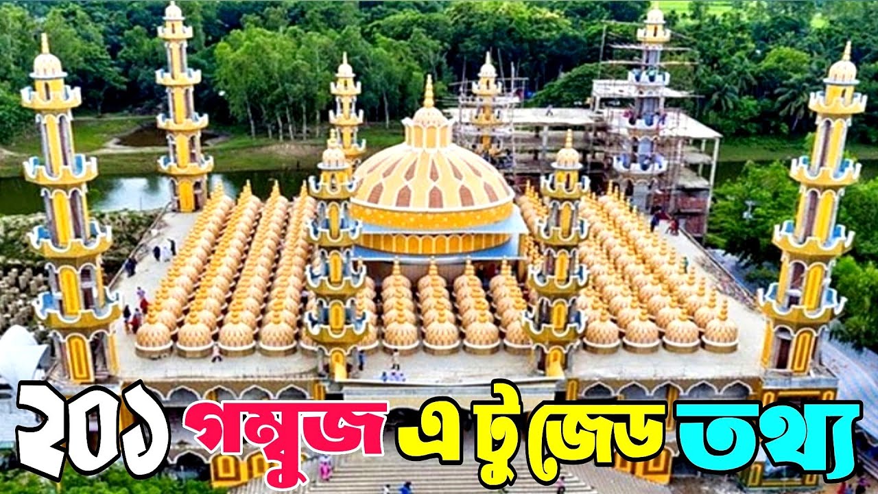 201 gombuj masjid || ২০১ গম্বুজ মসজিদ টাঙ্গাইল বাংলাদেশ | 201 gombuj ...