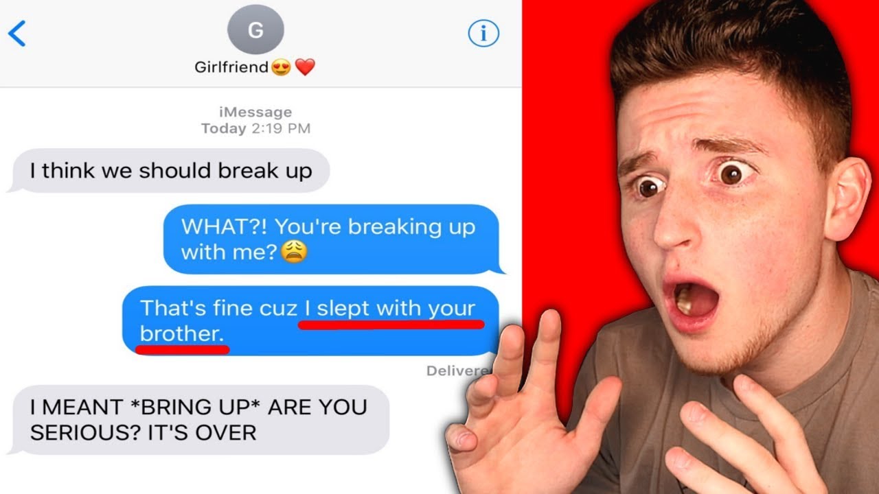 AUTOCORRECT FAIL TURNS INTO ACTUAL BREAK UP! - YouTube