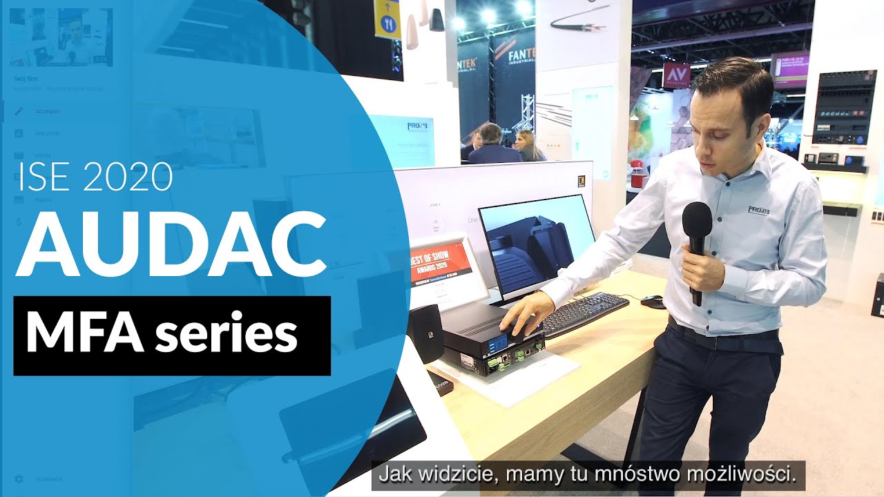 Audac MFA - Wielofunkcyjne wzmacniacze z modułami SourceCon - YouTube