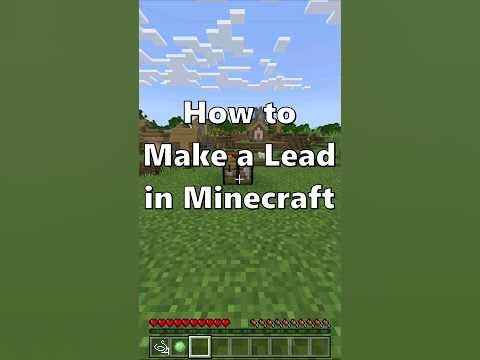 How to Make a Lead in Minecraft 1.19.3🤣🤣 #shorts #minecraft #lead - YouTube