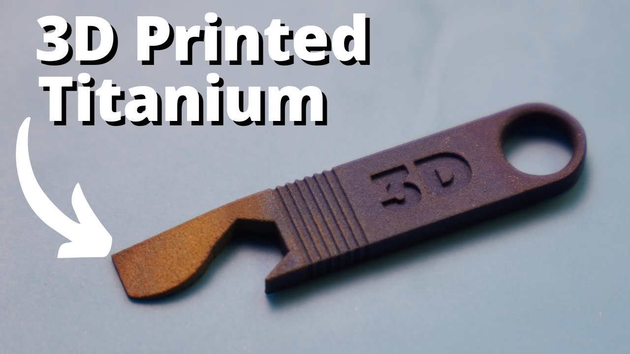 3D Printed Titanium EDC - YouTube